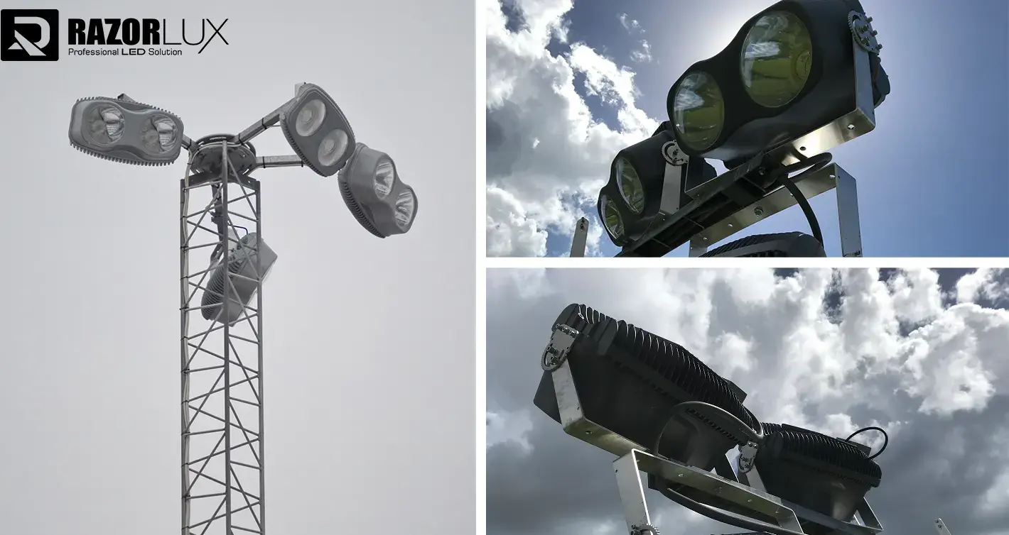 High Power Stadium Flood Lights: Up to 174000 Lumens - Razorlux
